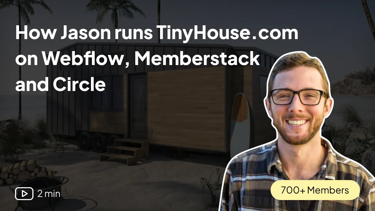 Learn How TinyHouse.com Uses Memberstack | Showcase